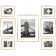 Three Posts™ Luray 7 Piece Matte Metal Gallery Picture Frame with Real Glass Set & Reviews | Wayfair
